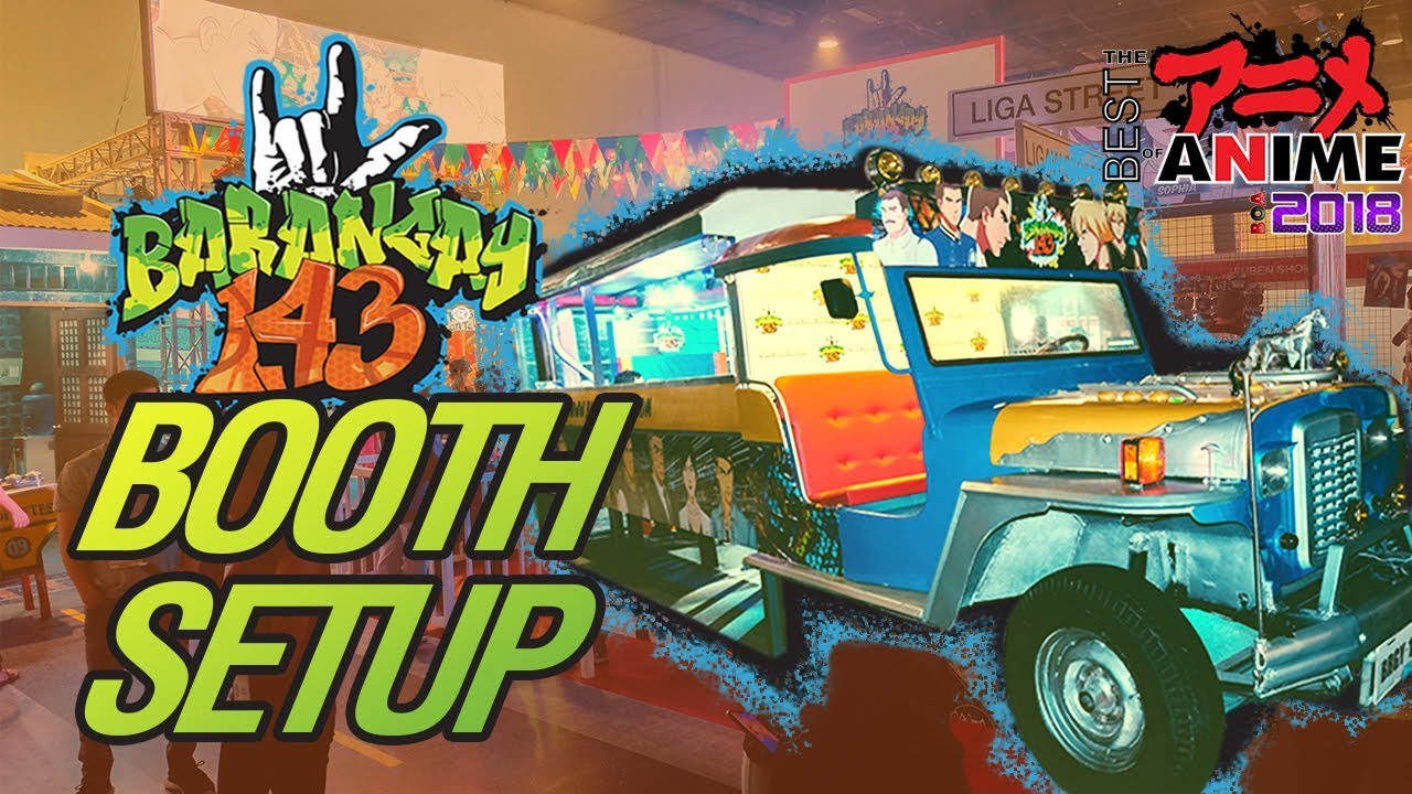 How to Setup an Exhibition Pavilion for an Anime Show Convention - YouTube