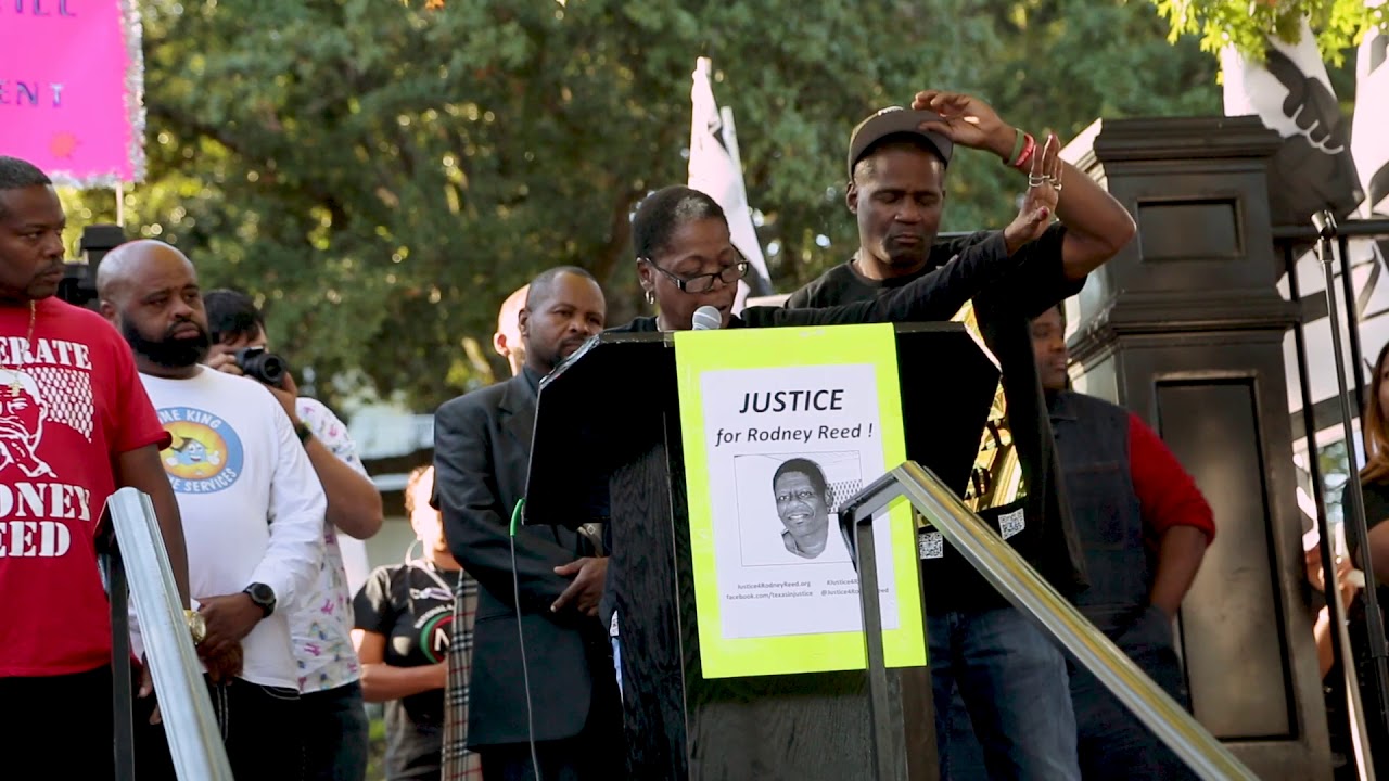 Sandra Reed, Mother of Rodney Reed - Nov 9, 2019 Texas Governor's ...