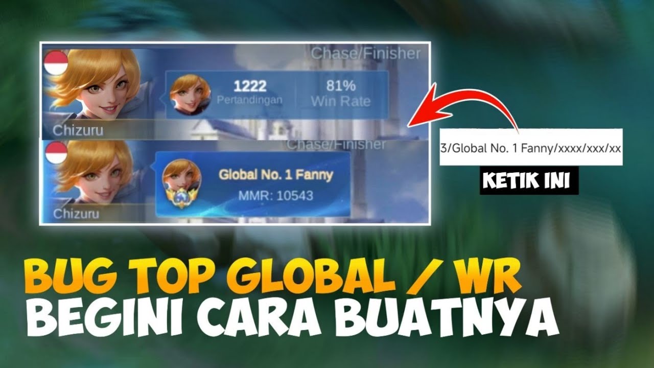 Bug Kode Winrate Dan Top Global !! | Bisa Di Pakai Di Pertandingan ...