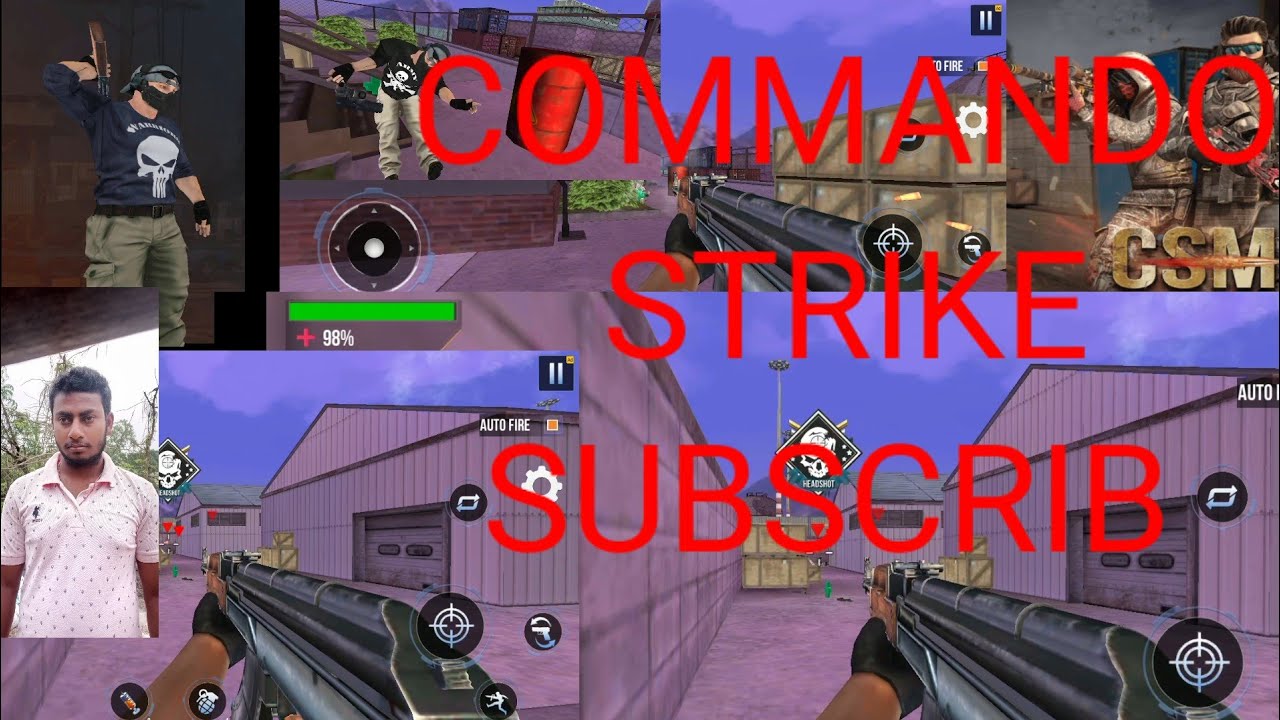 commando strike force mobile game...army game..shooter commando ...