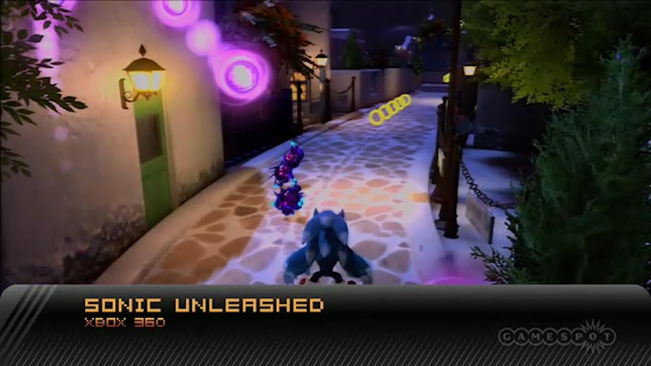 Sonic Unleashed - GameSpot E3 Xbox 360 Mykonos Night Gameplay - YouTube