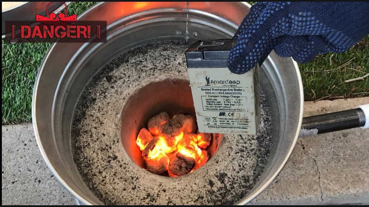 6v Lead Acid Battery Melting Experiment |ബാറ്ററി ഉരുകിയാലോ 🔥☠️ ️ ...