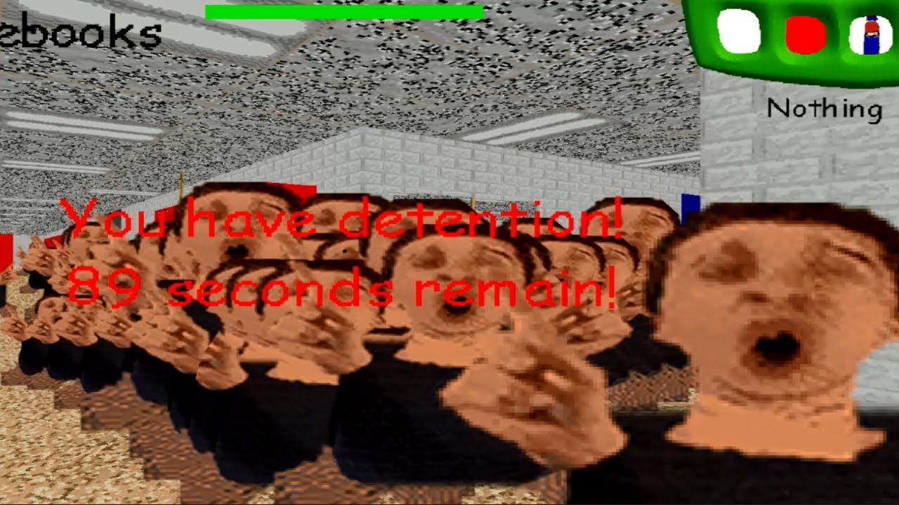 NO CLONE 1ST PRINCIPAL in The Halls - Baldi's PRINCIPAL MANIA - YouTube