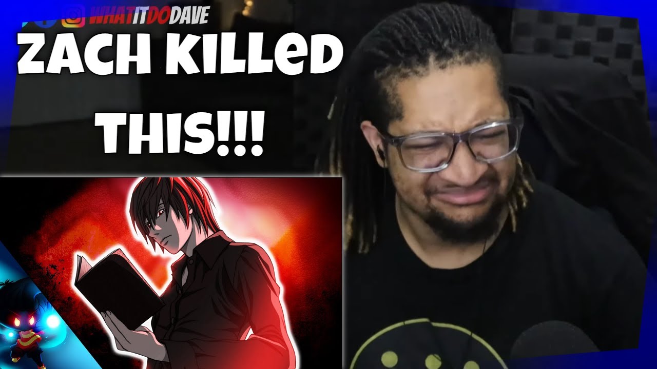 Reaction to LIGHT YAGAMI RAP - Death Note │ Zach Boucher - YouTube