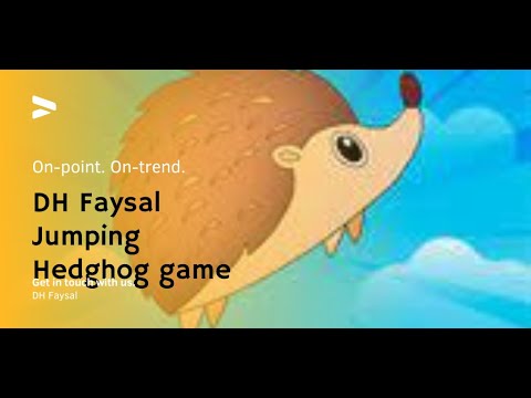 Jumping Hedgehog Game || DH Faysal Developer - YouTube