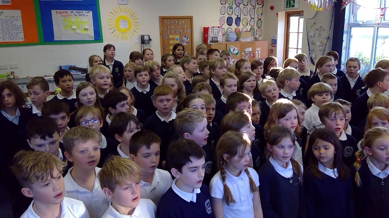 Barnham Broome C of E VA Primary school in Norwich sing RESOLUTION SONG ...