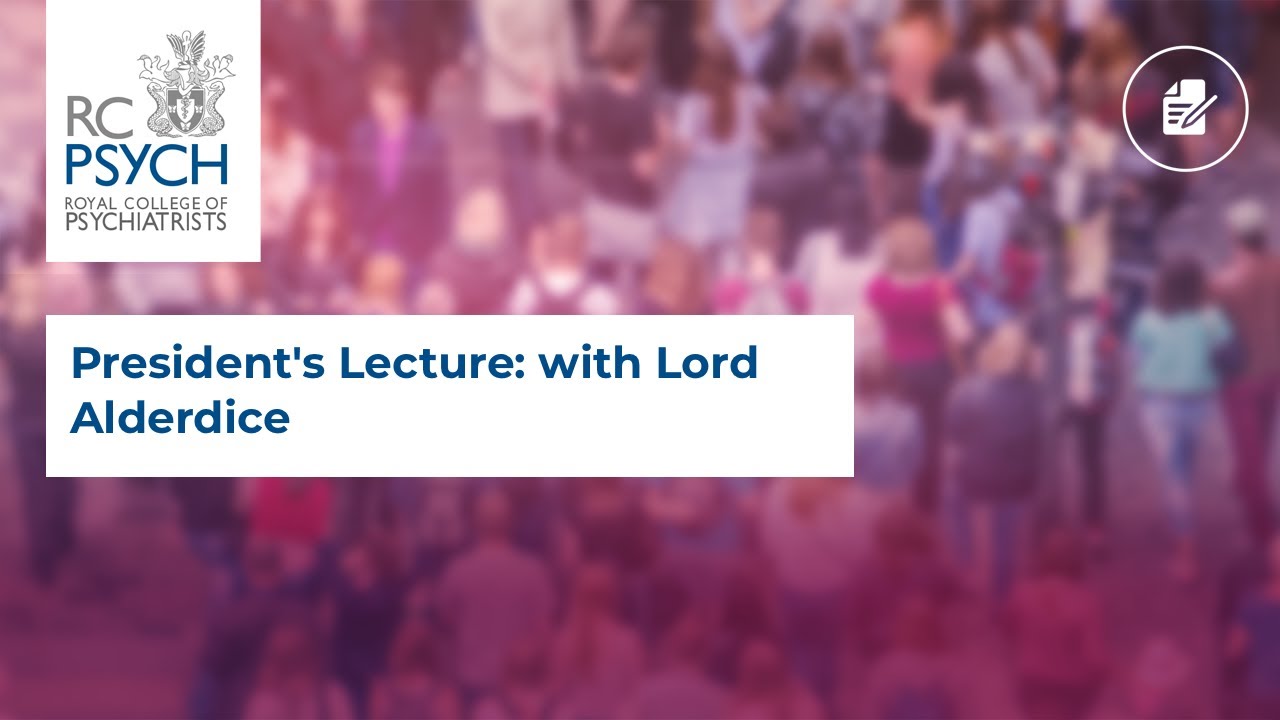 President's Lecture: with Lord Alderdice - YouTube