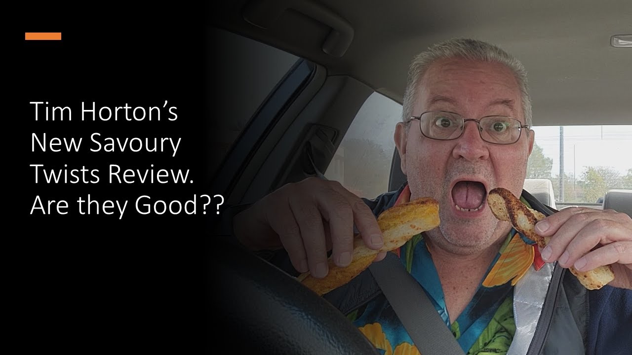 Food Review - Tim Hortons New Savoury Twists. Are They Good?? - YouTube