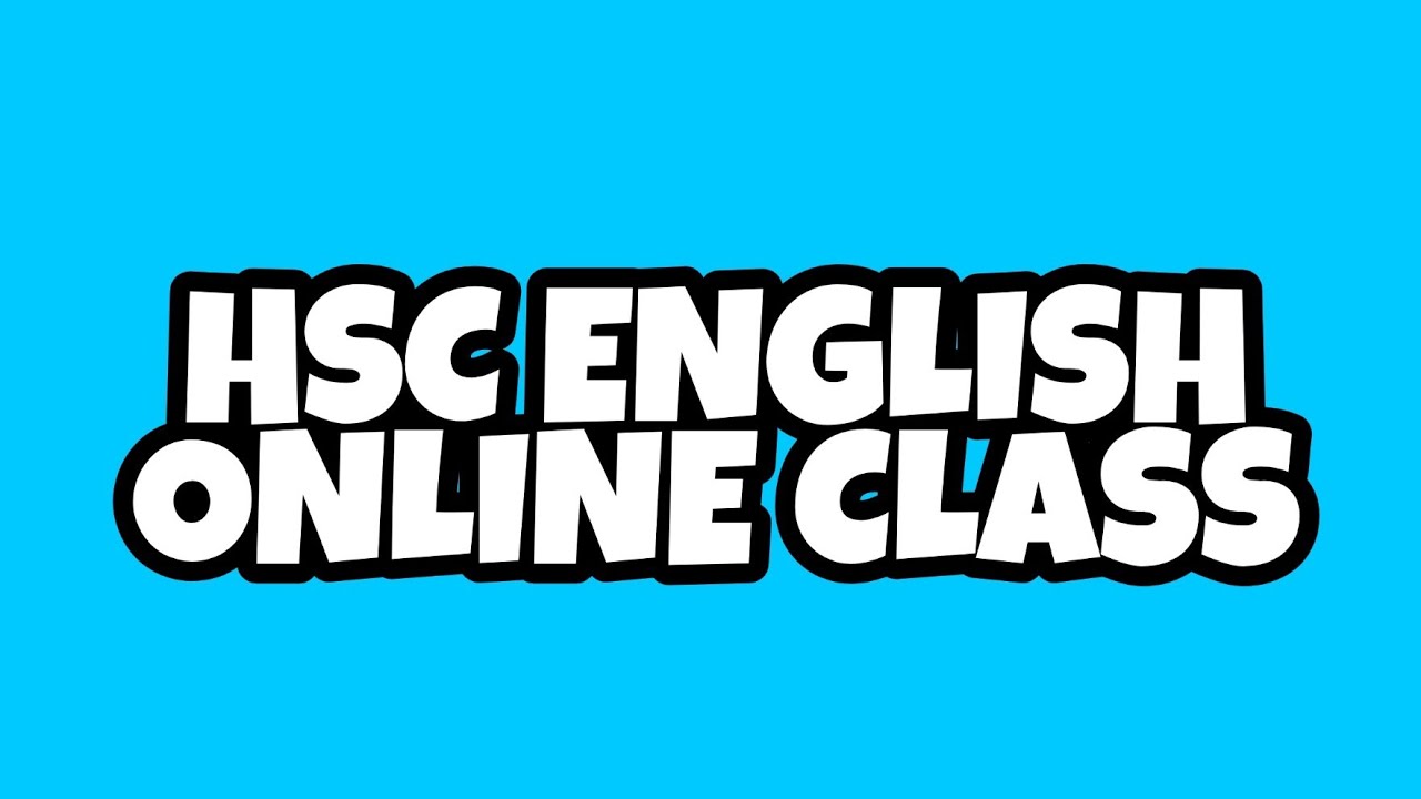 HSC English Online Class | Shafiqul Islam | - YouTube