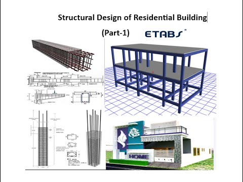 Structural Design of Residential Building(E-Tabs) - YouTube