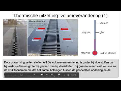 Temperatuur en thermische uitzetting theorie - YouTube