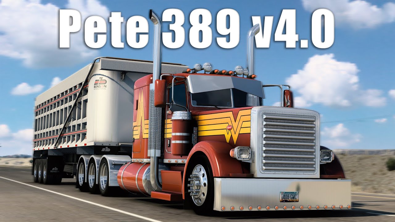 Peterbilt 389 by Jon Ruda v4.0 NEW UPDATE! (Full Gauge Dash, New ...