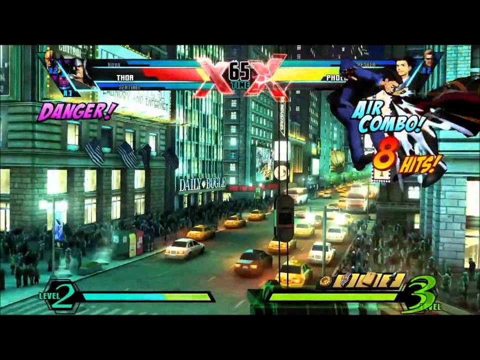 Nova vs. Phoenix Wright - Gameplay - ULTIMATE MARVEL VS CAPCOM 3 - YouTube