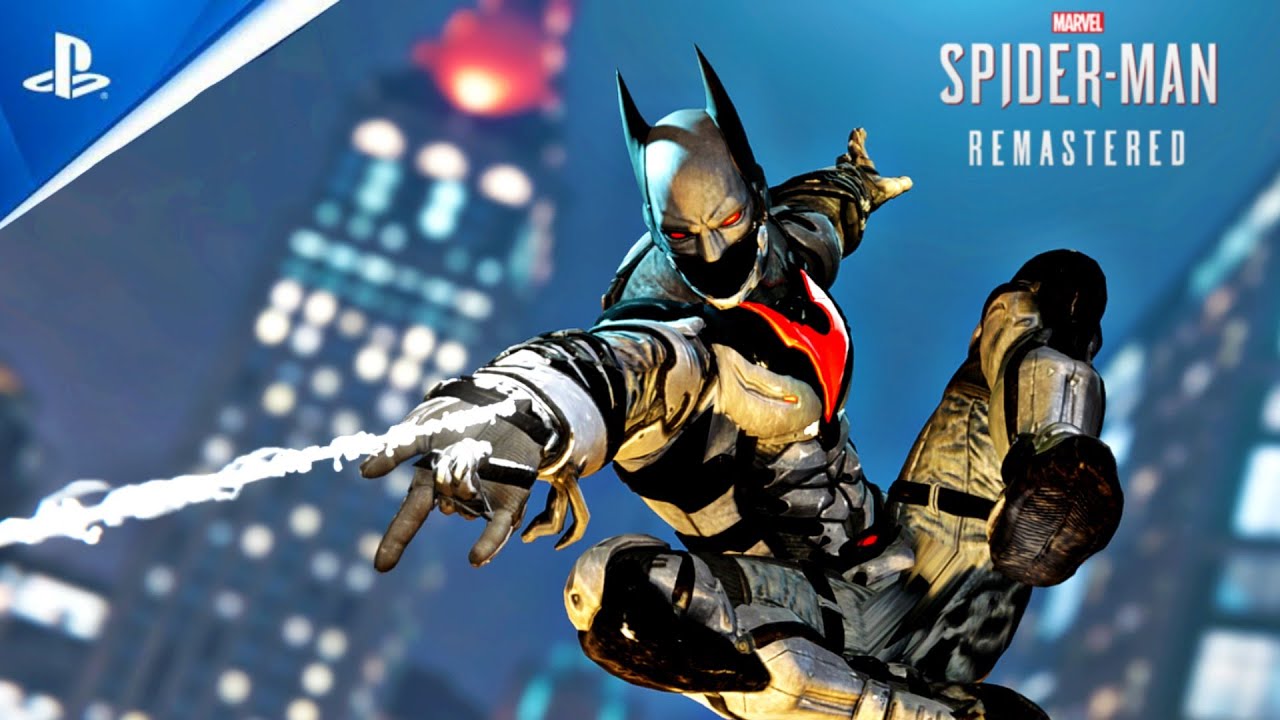 MARVEL'S SPIDERMAN REMASTERED PC - BATMAN BEYOND SUIT MOD (ARKHAM ...