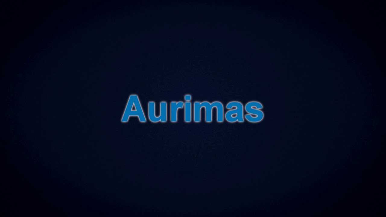intro for aurimas - YouTube