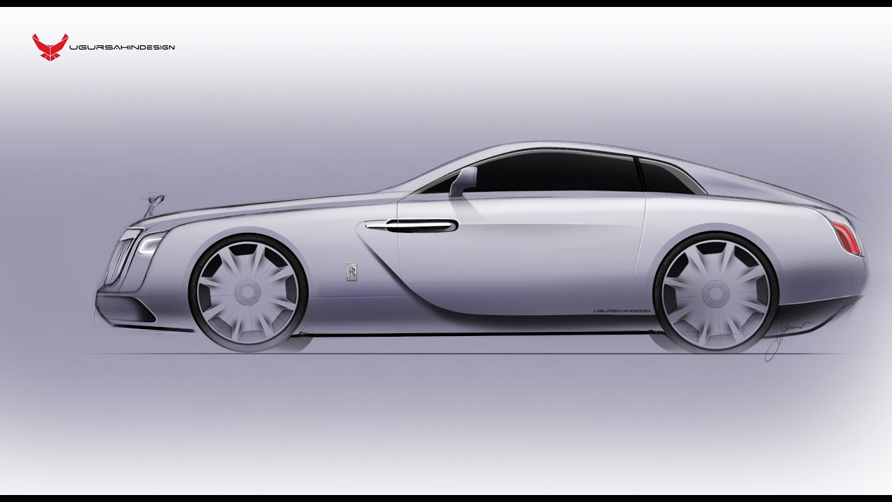 Rolls Royce Concept Sketch - iPad Pro - Apple Pencil - Procreate 3.1 ...
