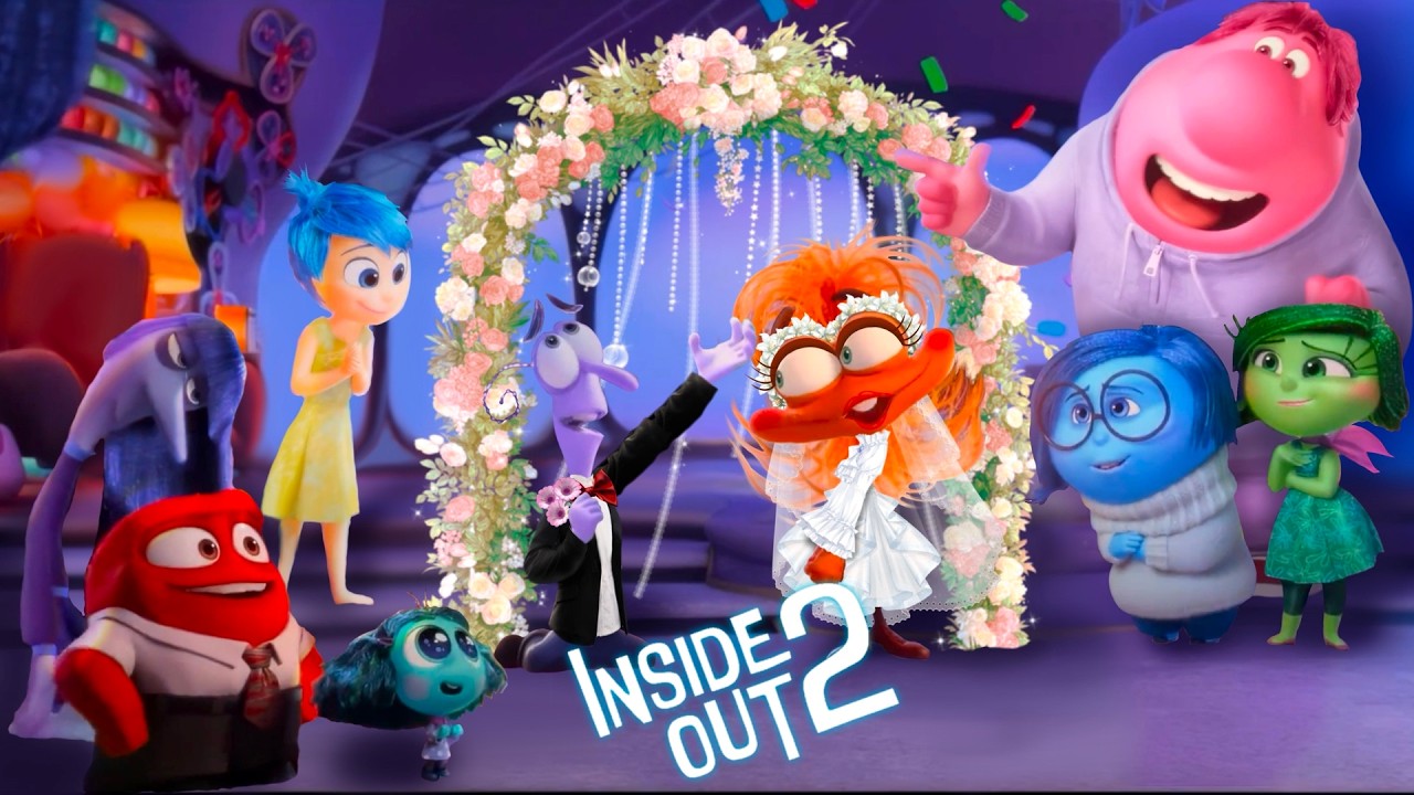 The Wedding of Fear x Anxiety Inside Out 2 Movie - YouTube