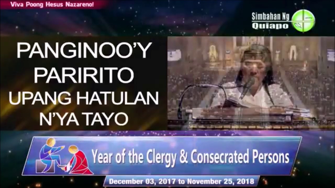 TAGALOG HOLY MASS (Banal na Misa for Filipinos - 01 June 2018 Friday ...