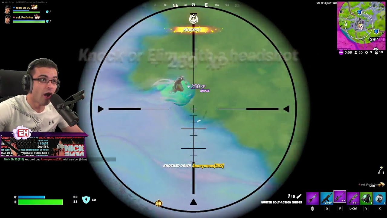 Nick Eh 30 hits an insane snipe! - YouTube