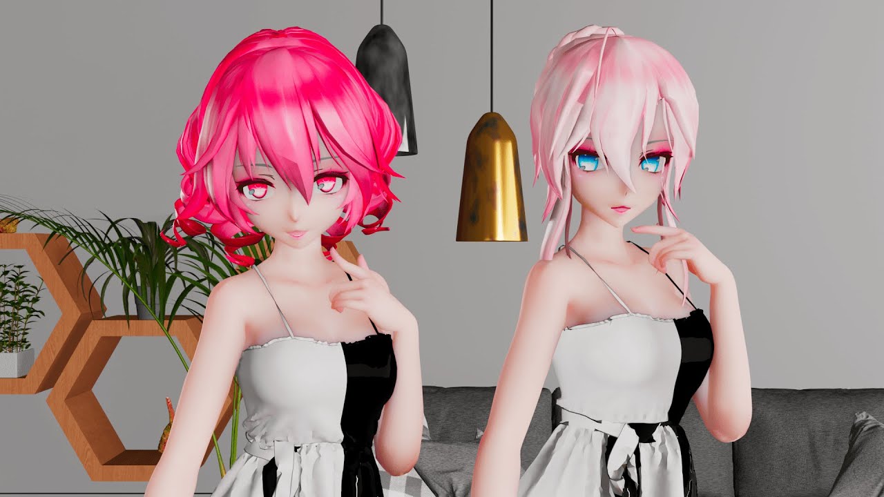 [Vocaloid MMD] Kasane Teto & Megune Luka [Chocolate Cream] - YouTube