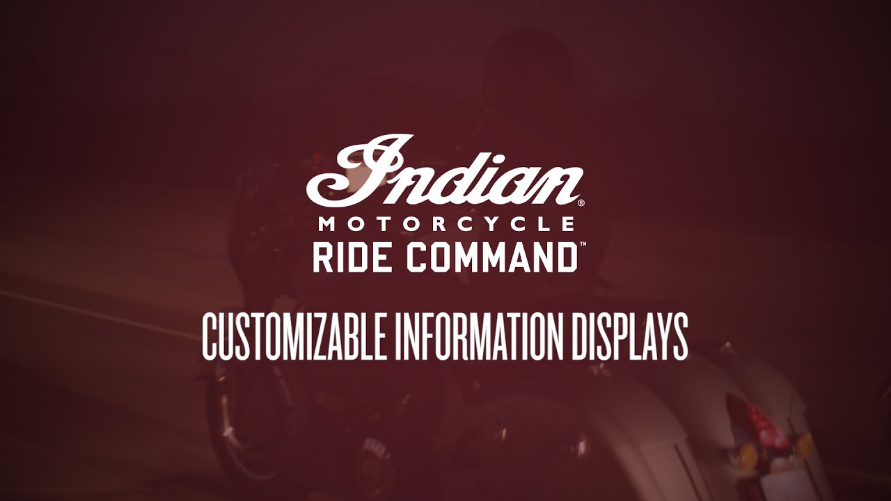 Indian Motorcycle Ride Command: Customizable Information Display on ...