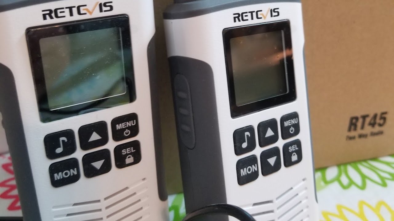 Product Review on Retevis RT45 Walkie Talkies - YouTube