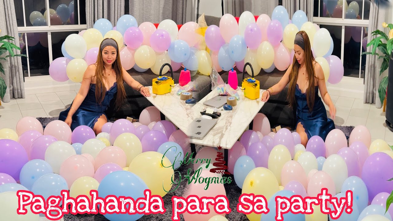PAGHAHANDA PARA SA PARTY | VLOGMAS - YouTube