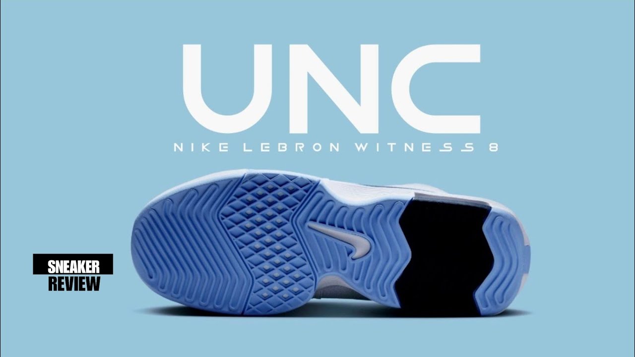 Nike Lebron Witness 8 UNC 2025 and Price - YouTube