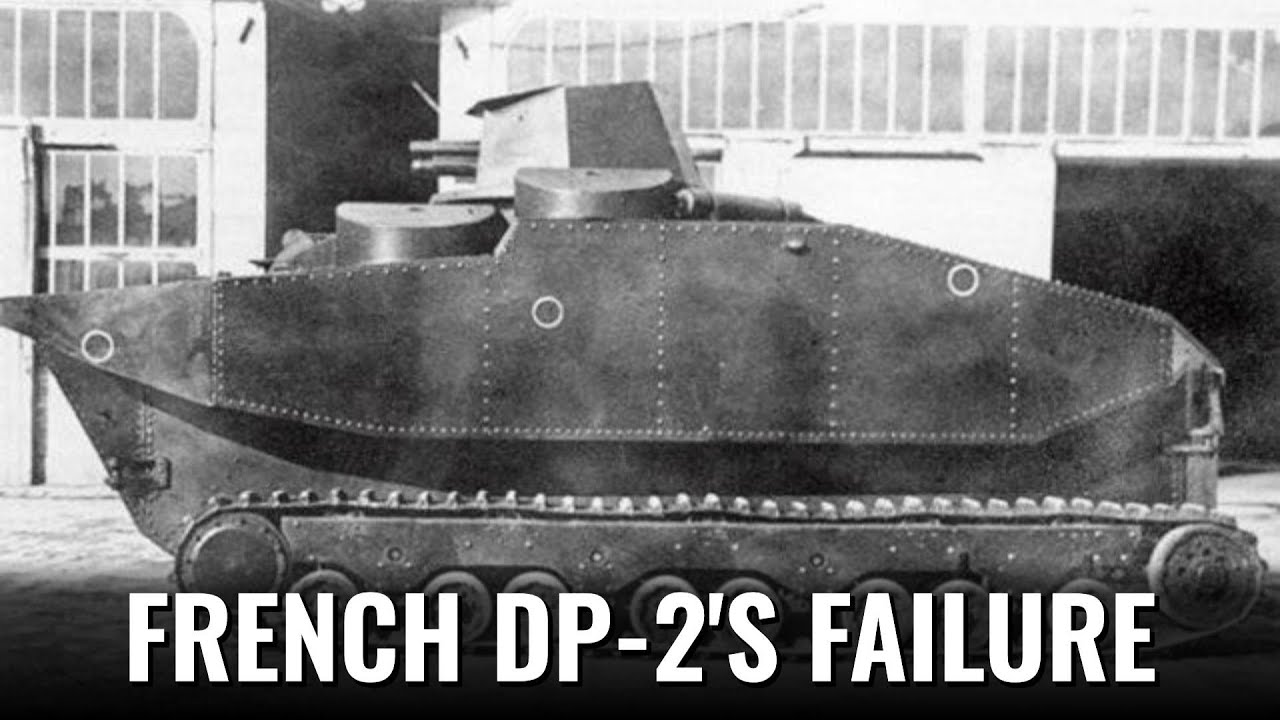 DP-2: The French Amphibious Tank of the 1930s - YouTube