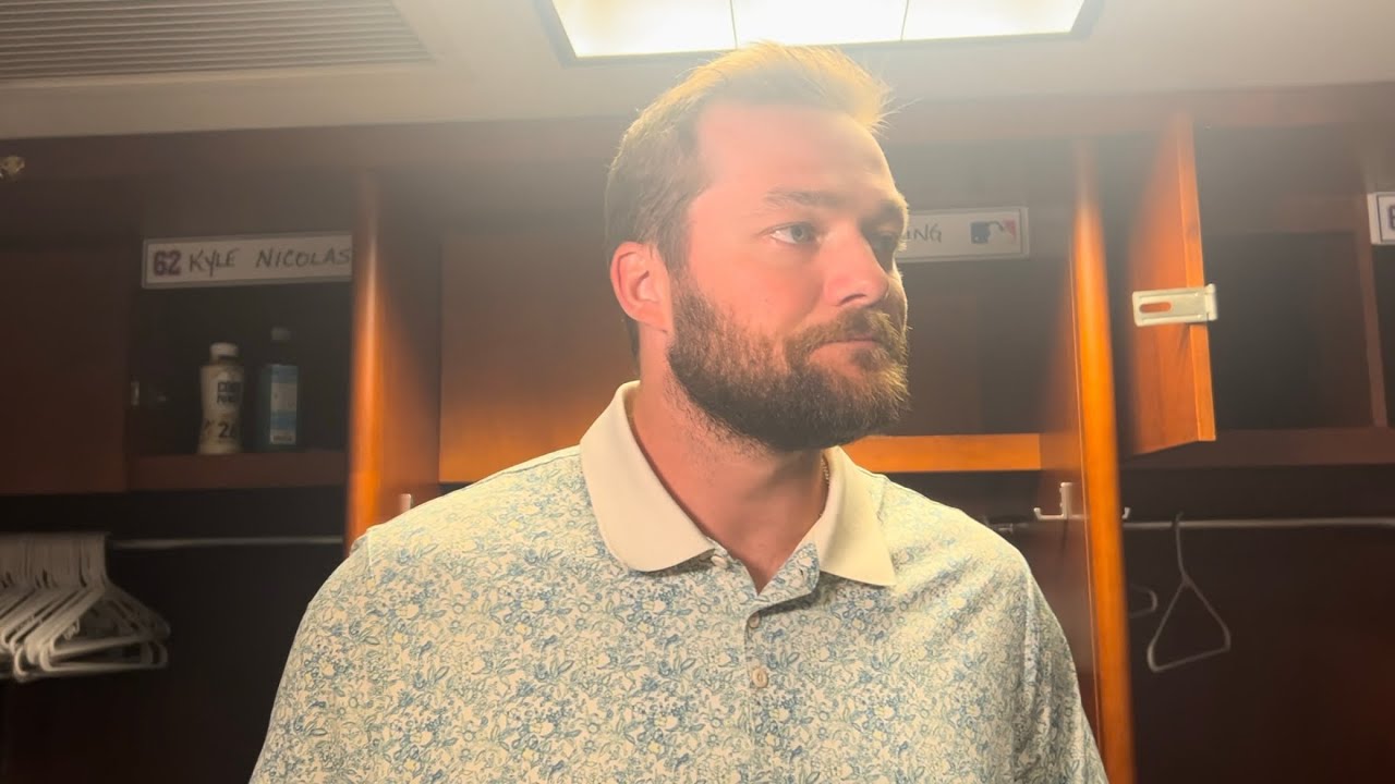 Josh Fleming after tossing four scoreless innings against the Rockies ...