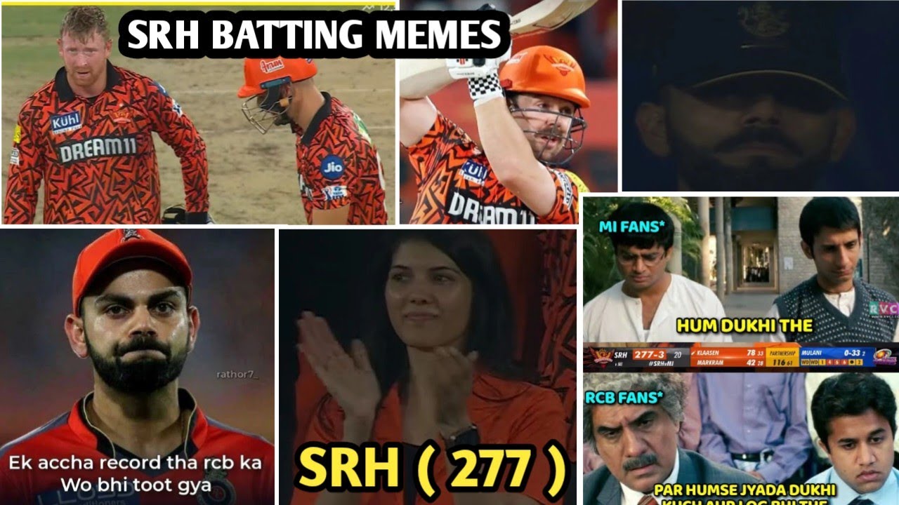 SRH VS MI | SRH SCORE ( 277 ) HIGHEST RUN IN IPL HISTORY 🔥| SRH BREAK ...