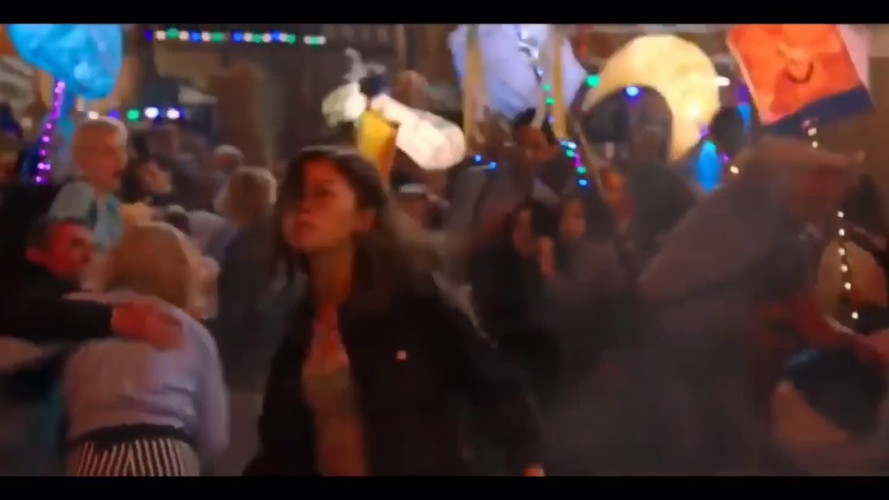 Spider-Man Far From Home: Fire Elemental Fight Scene - YouTube