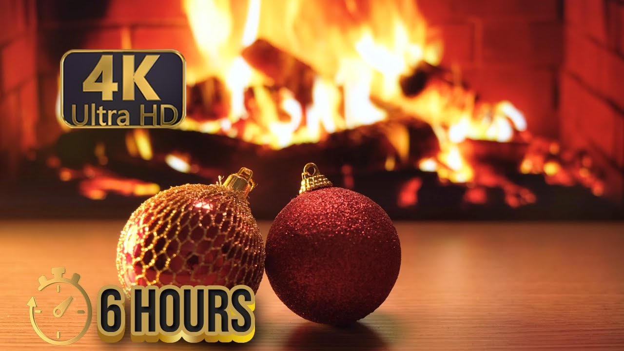 🔥🎄 Relaxed Christmas Relax Music Fireplace🔥🎄Christmas Fireplace ...