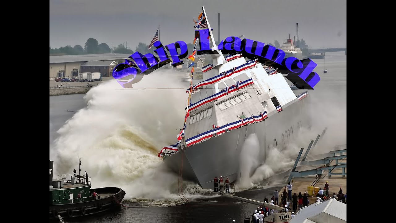 Ship launch! Спуск кораблей! - YouTube