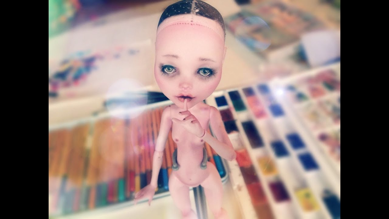 Draculaura OOAK Monster High Custom doll repaint by Prodolls Part1 ...