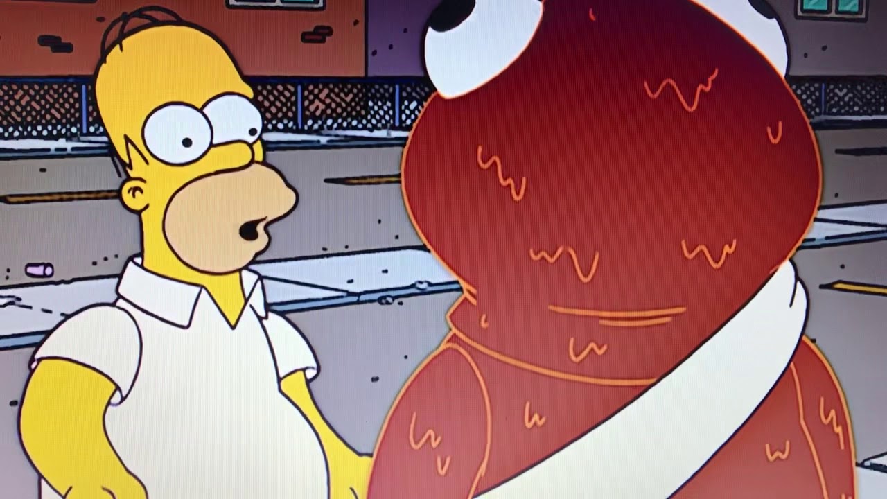 The Simpsons-Homer tries the Ribwich - YouTube