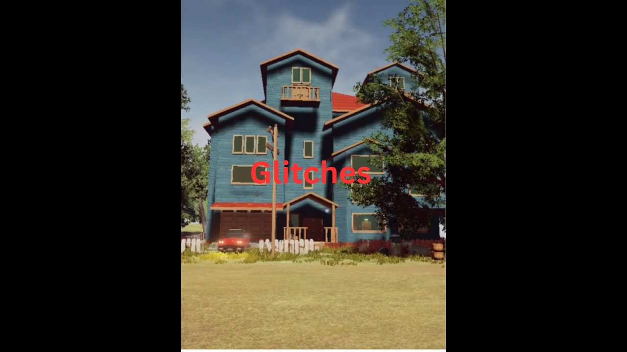 Cool glitches in hello neighbor pre alpha that can break the game - YouTube
