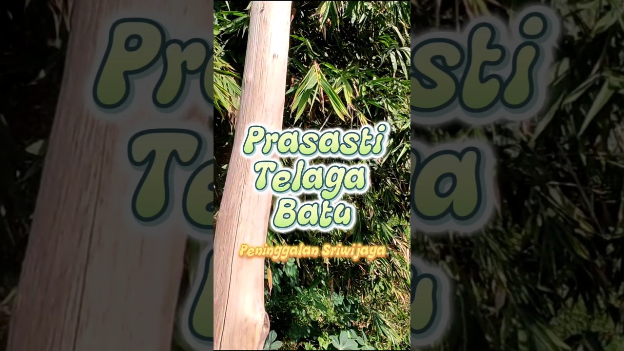 Prasasti Telaga Batu peninggalan Kedatuan Sriwijaya | Short Video - YouTube