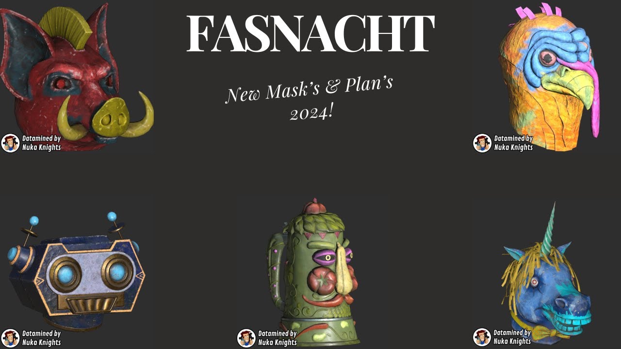 Fallout 76 Fasnacht 2024: New Mask & Plans Revealed! - YouTube