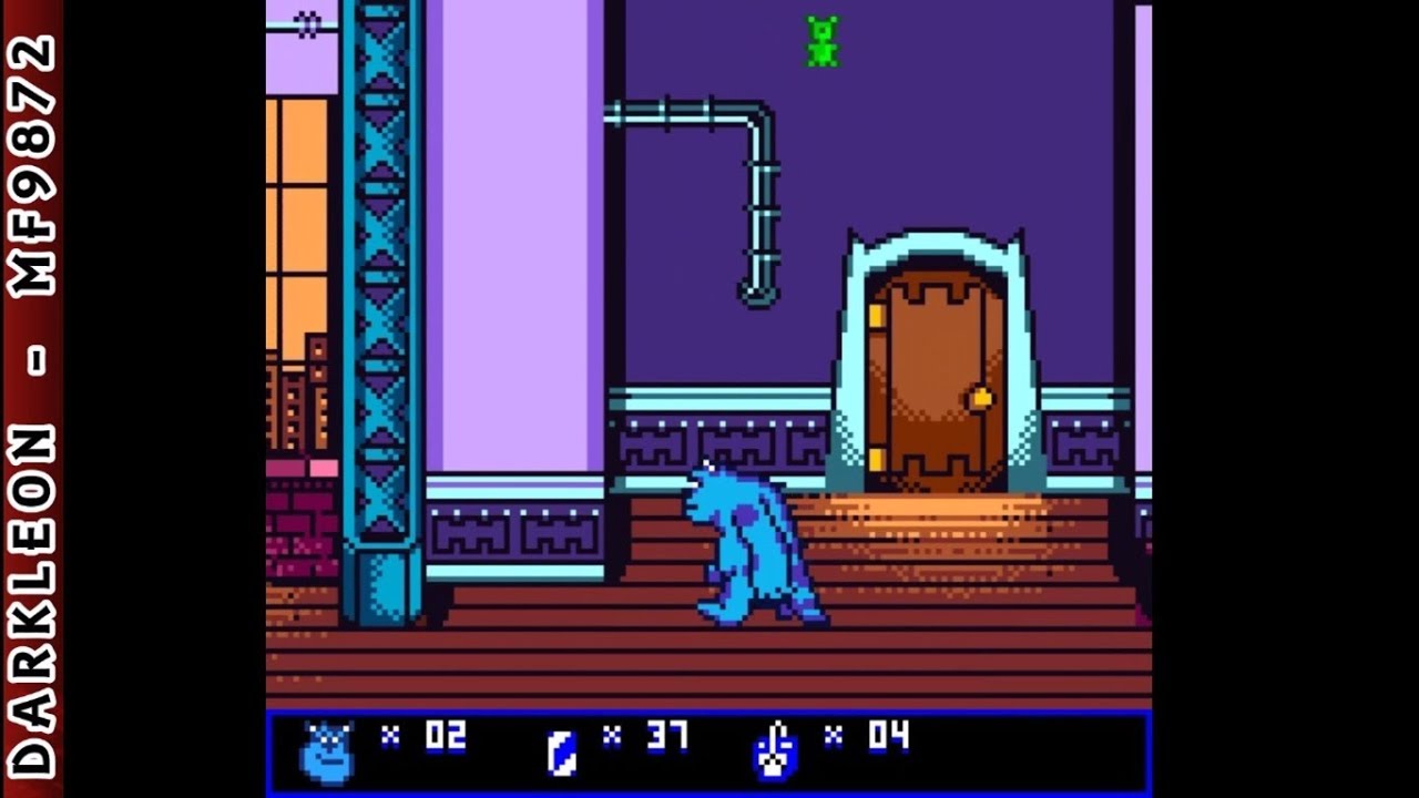 Game Boy Color - Disney/Pixar - Monsters, Inc. © 2001 THQ - Gameplay ...