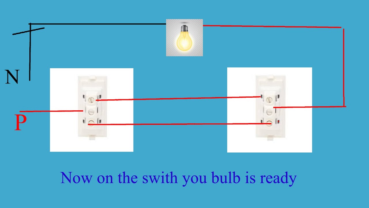 2 way swith connection in simple step - YouTube