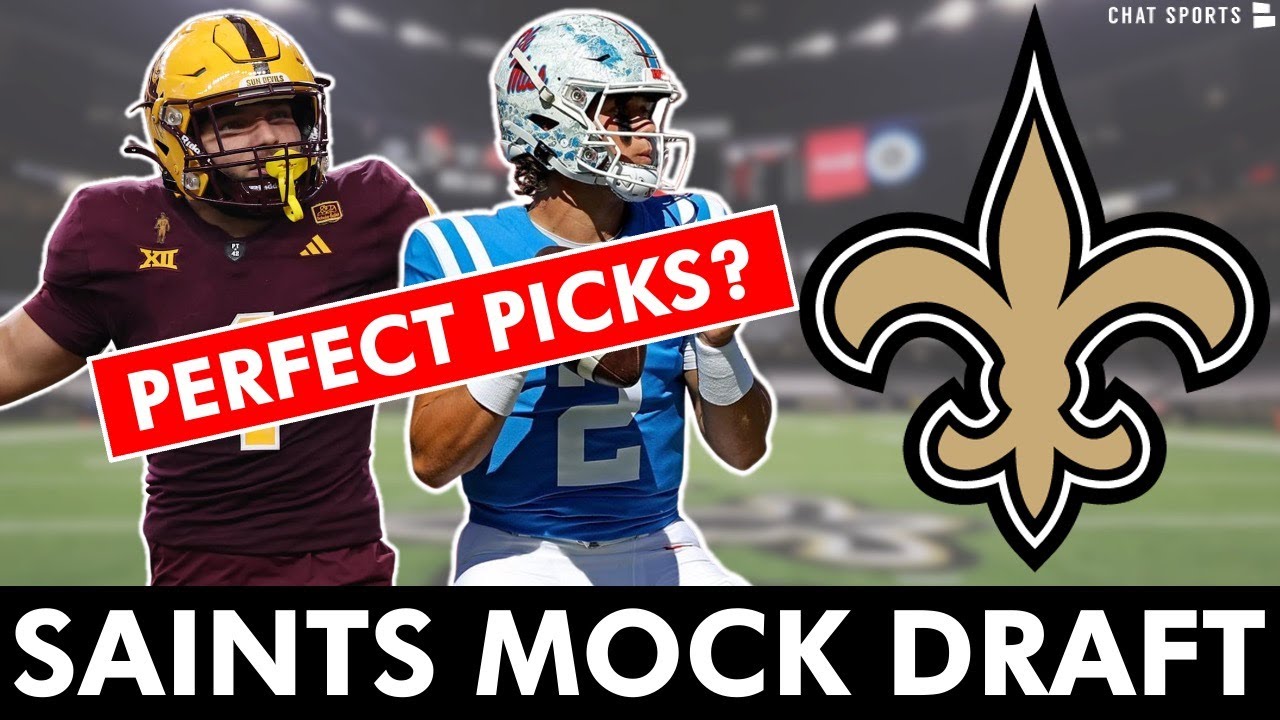 This Might Be A PERFECT New Orleans Saints Mock Draft - YouTube