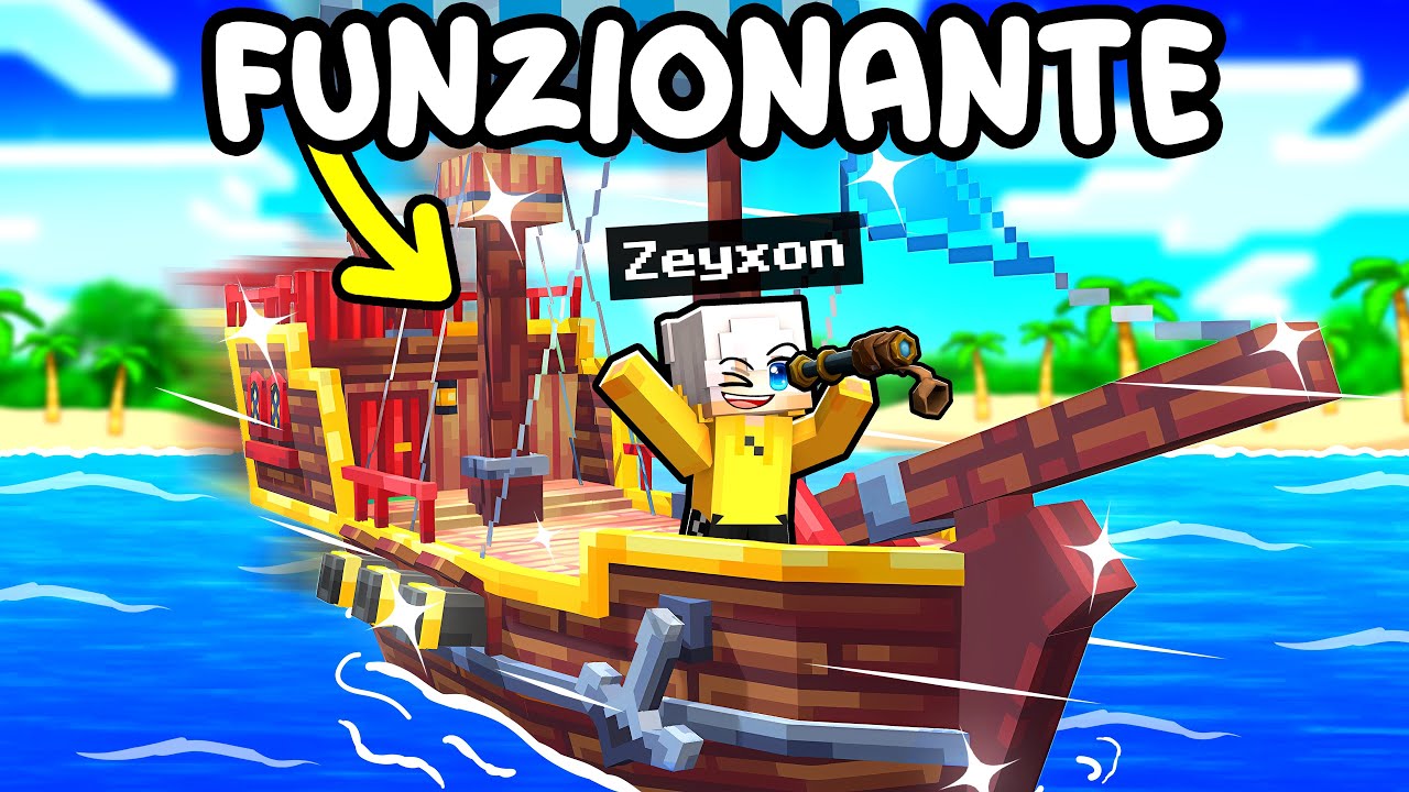 Ho COSTRUITO una BARCA FUNZIONANTE in Minecraft! - Big Island - YouTube
