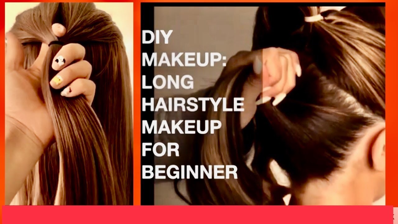 DIY MAKEUP: LONG HAIRSTYLE MAKEUP FOR BEGINNER| Seconds Everyday ...