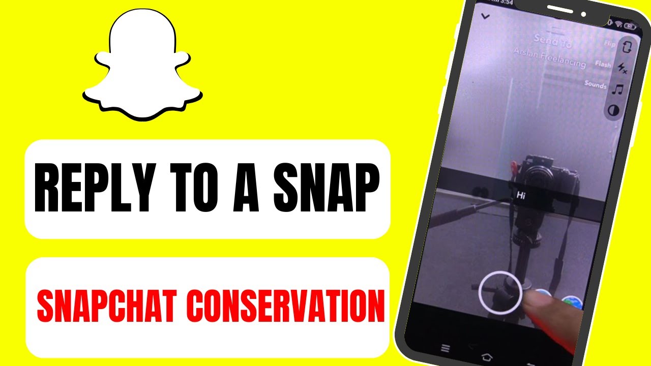 How to Reply to a Snap on Snapchat Conversation - YouTube