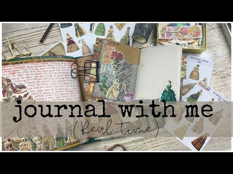 Journal with Me | 68 | (Real Time!) | Creative / Junk Journaling | ms.paperlover 2024