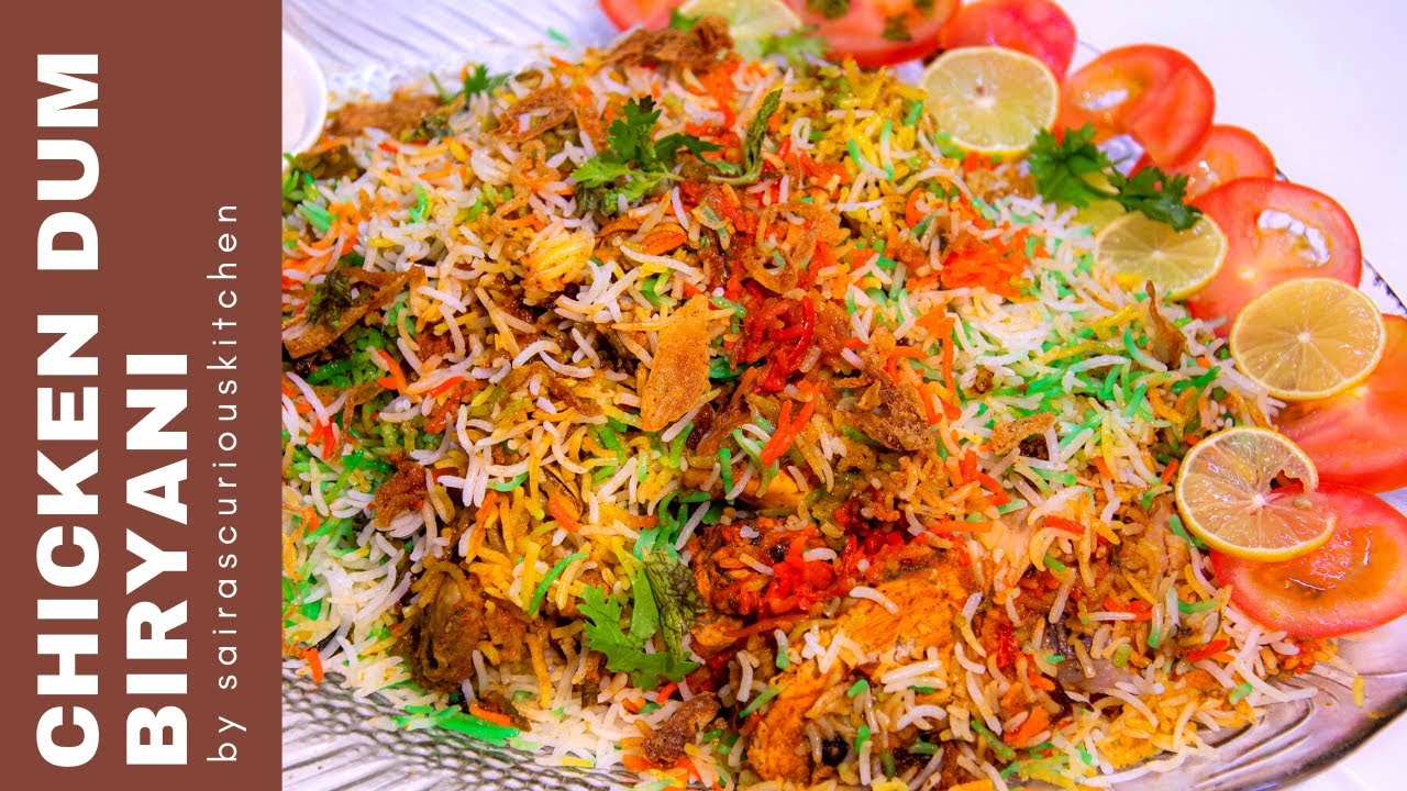 CHICKEN BIRYANI RECIPE | HYDERABDI DUM BIRYANI |برياني دجاج|چکن دم ...