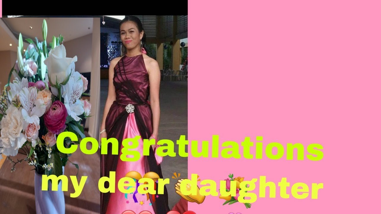 Celebrate for my daughter graduation ceremony 🎀🎈🎁 - YouTube