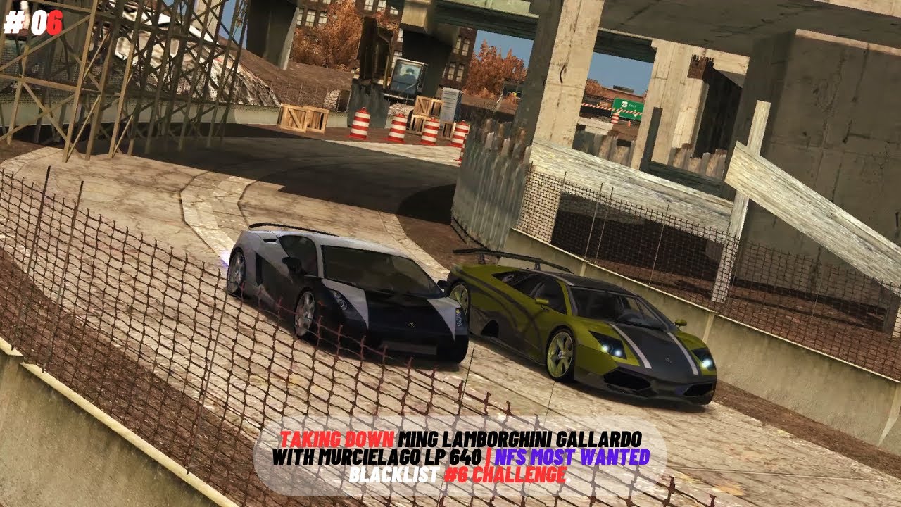 Taking Down Ming Lamborghini Gallardo with Murcielago 640 | NFS Most ...
