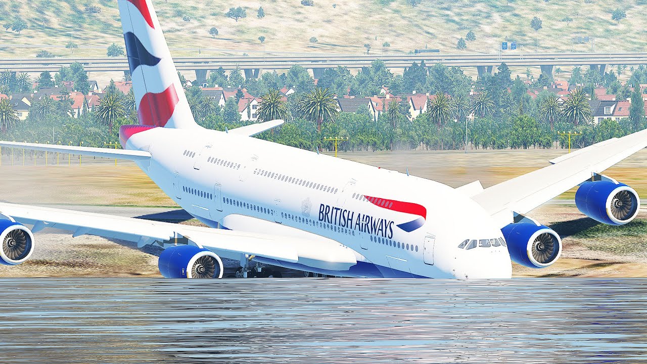 A380 Runway Overrun Emergency Landing |Xplane 11 - YouTube